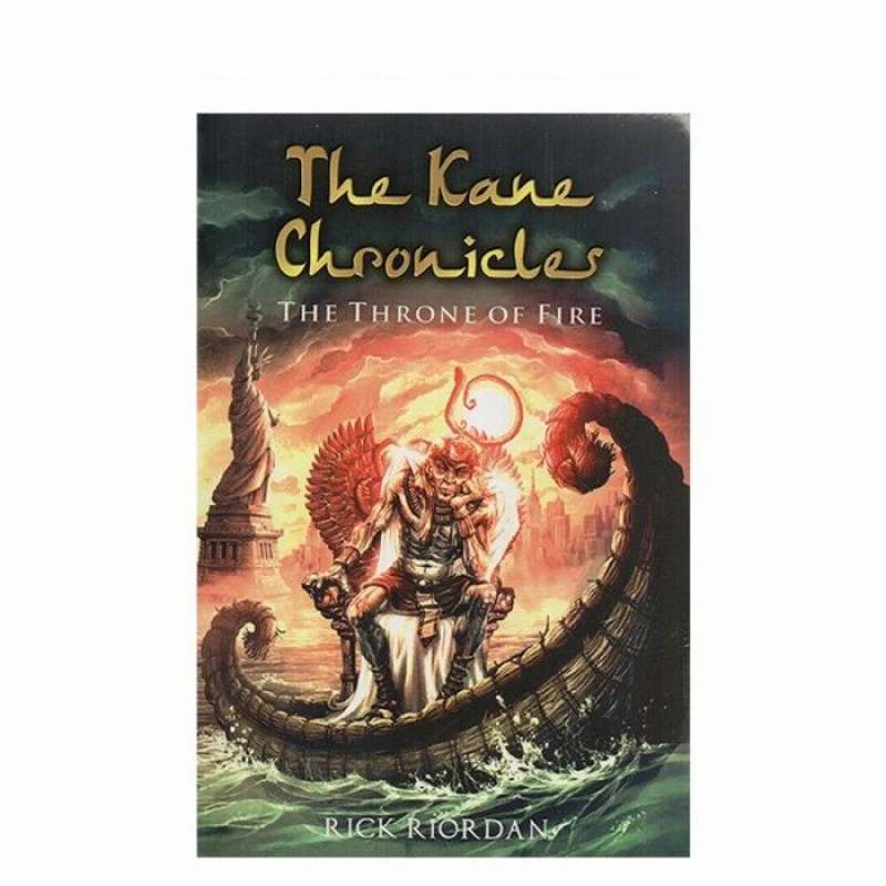 Promo Original The Kane Chronicles 2 The Throne Of Fire Buku Novel