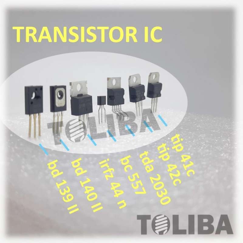 Jual Transistor Ic Tip Komponen Elektronik Ic Tda/ic Bc/ic Irfz/ic Bd ...