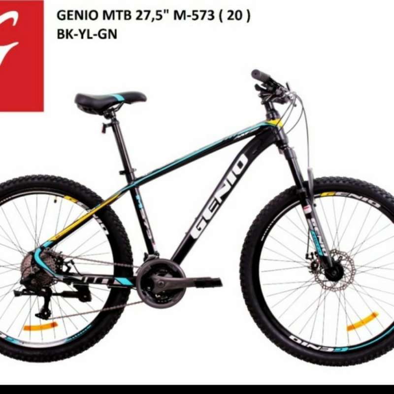 Jual Sepeda Gunung 27,5 Mtb Genio M-573 Alloy 27 Speed Di Seller Cinhin ...
