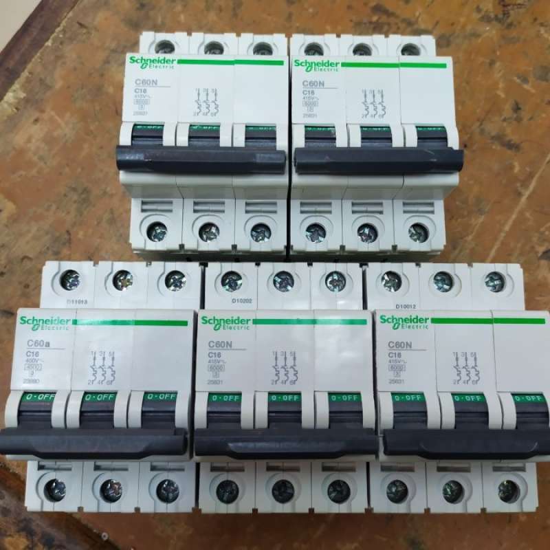 Jual MCB Schneider 3phase 3p 6A 10a 16a 20a tipe c60n c60a di Seller Berkah_ shop - Wanajaya ...