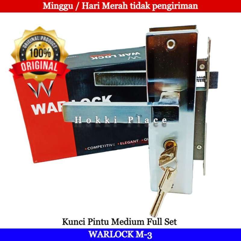 Jual HANDLE KUNCI PINTU RUMAH SEDANG WARLOCK M3 GAGANG PINTU HANDLE ...