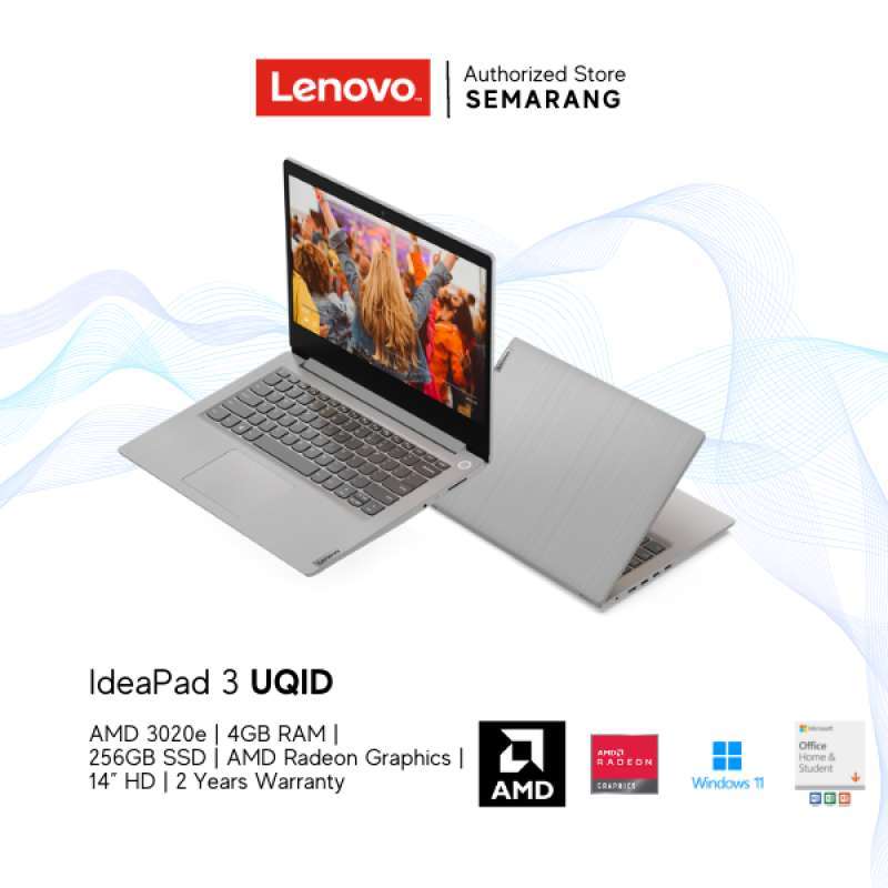 Jual Lenovo IdeaPad 3 14ADA05 - UQID (AMD 3020e / 4GB / 256GB SSD ...