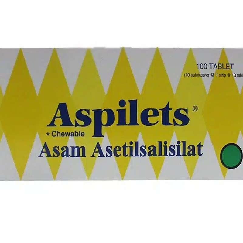 Jual Aspilets Tablet Isi 10 Tablet Obat Untuk Pencegah Penggumpalan ...