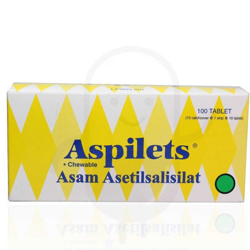Jual Aspilets Tablet Isi 10 Tablet Obat Untuk Pencegah Penggumpalan ...
