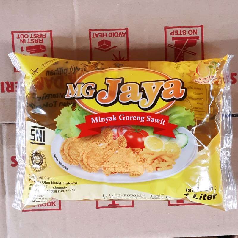 Jual Mg Jaya Minyak Goreng 1000ml X 12 Pillow Pack - Kemasan Karton Di ...