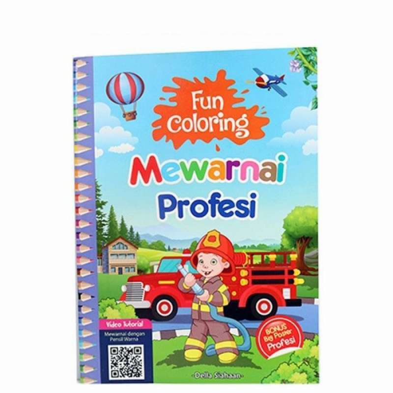 Promo Original FUN COLORING:MEWARNAI PROFESI Buku Mewarnai Diskon 21% ...