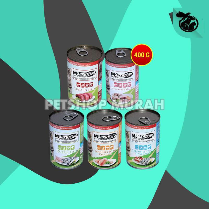 Promo Markotop Kaleng 400 Gram Wet Food All Varian Diskon 14% di Seller ...