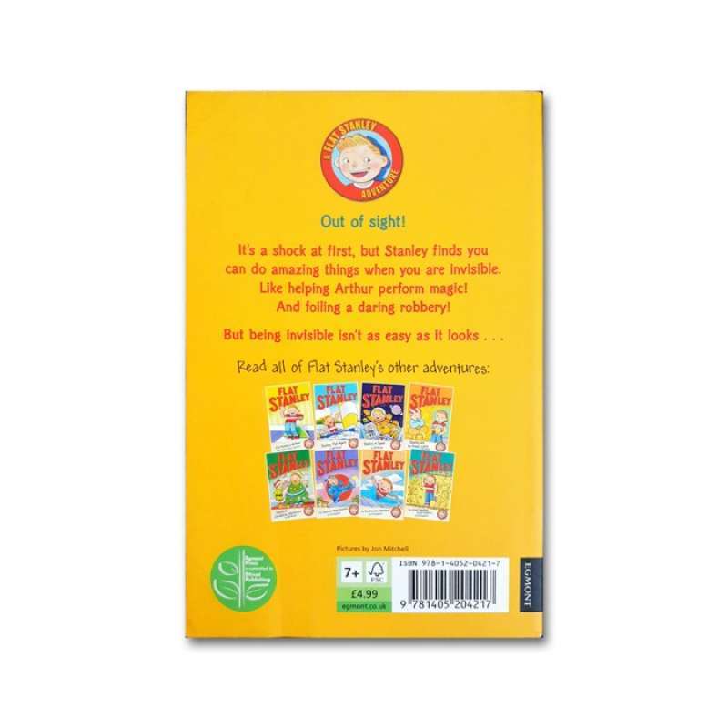 Promo Original Flat Stanley : Invisible Stanley Buku Child Teenager ...