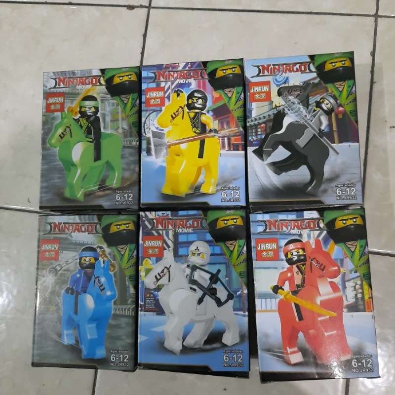 Jual LEGO BRICK NINJA NINJAGO MOVIE PASUKAN TENTARA KUDA KAY LLOYD JAY ...