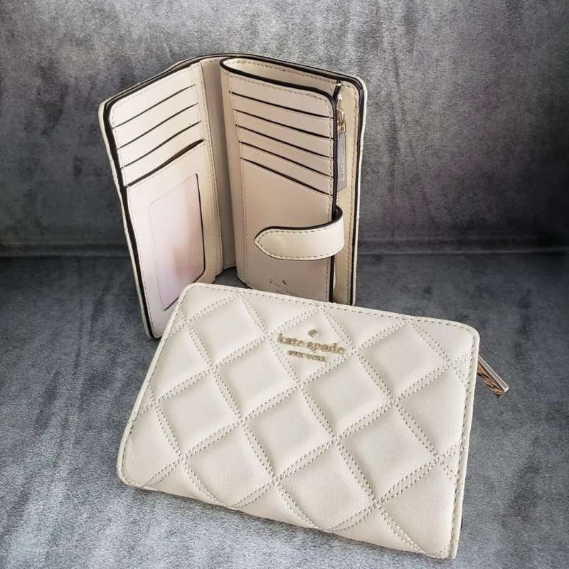 Jual Dompet Kate Spade Natalia Medium Bifold Wallet Original Bare Full ...