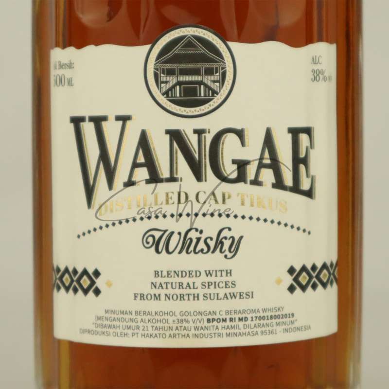 Jual Wangae Whisky Authentic Whisky From North Sulawesi 500ml Di Seller ...