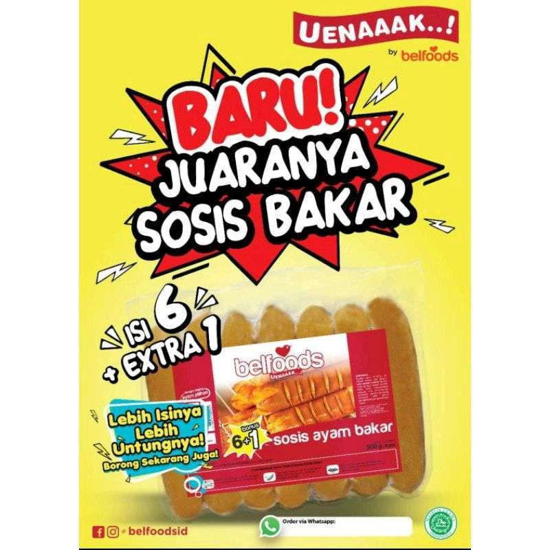Jual Sosis Ayam Jumbo Belfoods 500gr Olahan Di Seller Al Dien Store ...