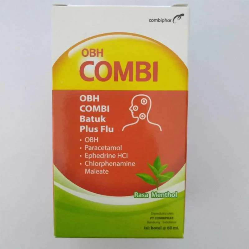 Jual OBH Combi Batuk Plus Flu Rasa Menthol [60 ml] di Seller rave ...