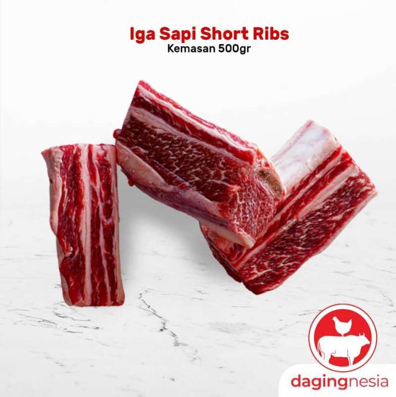 Promo Daging Iga Sapi Short Ribs - 500gr Diskon 3% di Seller ...