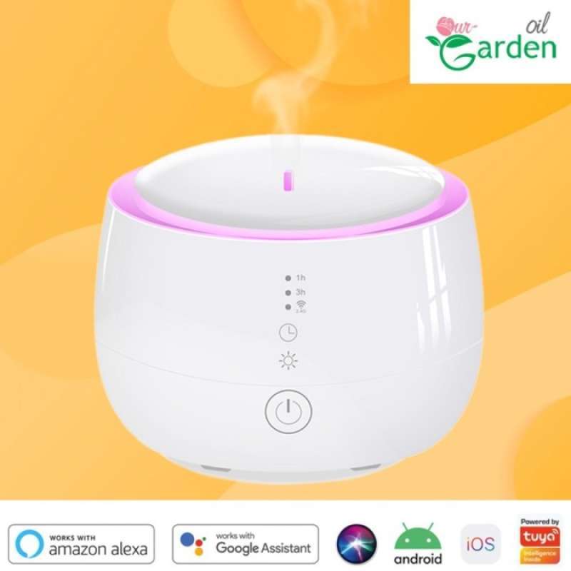 Jual Smart Diffuser 300Ml Wifi Tuya Our Garden Ultrasonic Pengharum ...