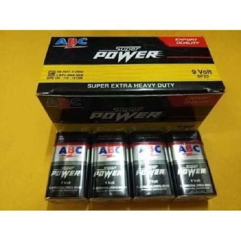 Jual Battery Batere Batre Abc Super Power 9v / Baterai Abc Kotak 9v Di ... Jual Battery Batere Batre Abc Super Power 9v / Baterai Abc Kotak 9v Di ...