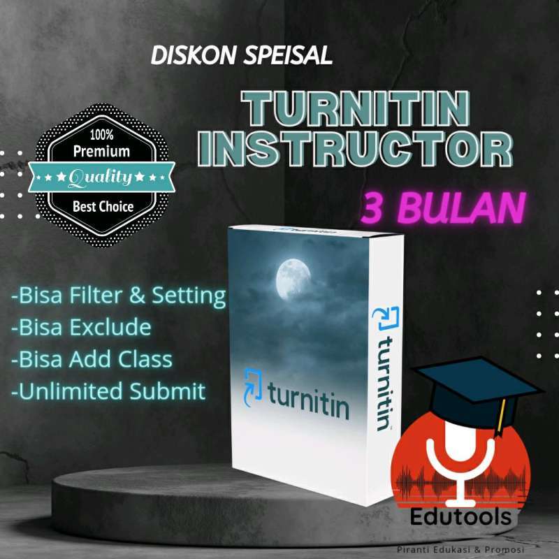 Promo Turnitin Instructor/ Instruktur 3 Bulan Diskon 50% di Seller Edutools - Manyaran, Kab ...