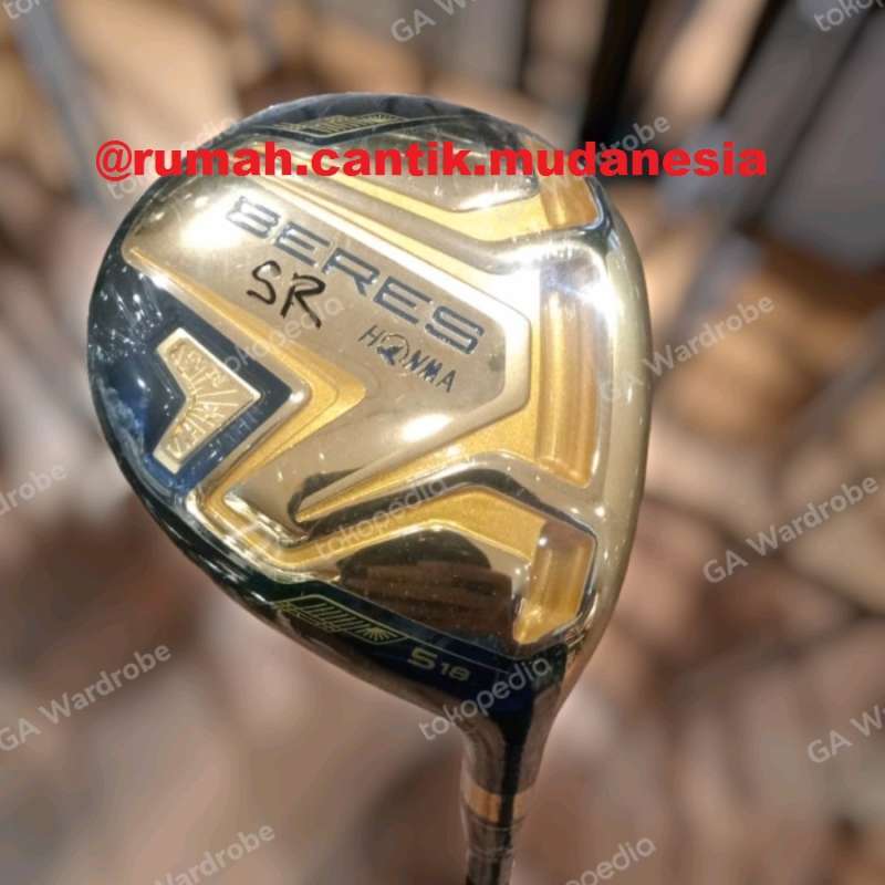 Jual Stik Golf Wood Fairway No. 5 Honma Black series 2022 bintang 4 Sr ...