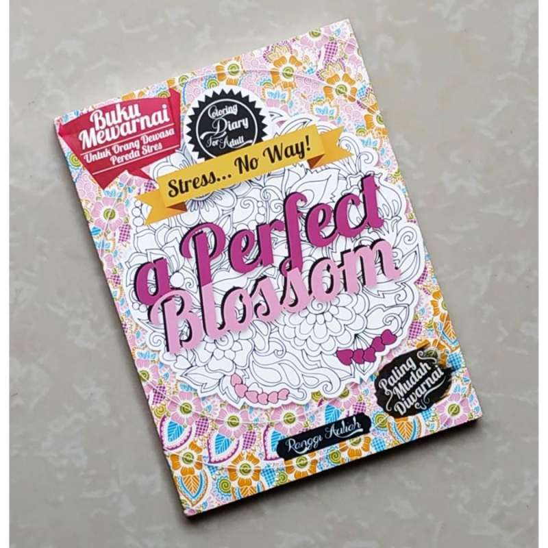 Jual Buku Mewarnai Dewasa Adult Coloring Book Art Hobby - A Perfect ...