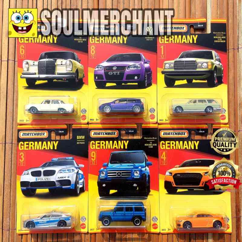 Jual MATCHBOX GERMANY MERCEDES BENZ G 500 STATION WAGON 220 SE BMW AUDI ...