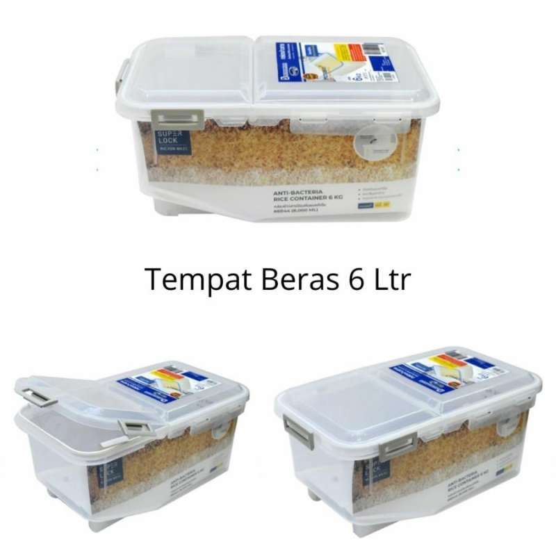 Jual Tempat Wadah Container Beras 6 Ltr Jovi di Seller Toko Di Timur ...