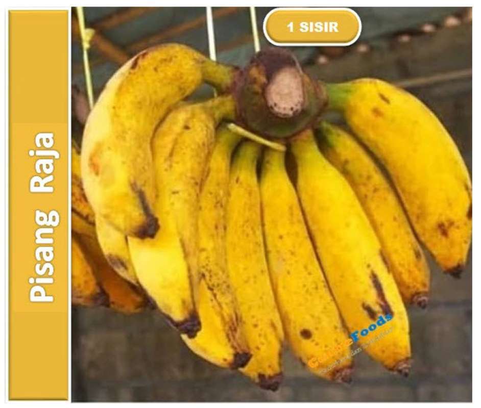 Jual Buah Pisang Raja Fresh | 1 SISIR [ Harga Per PCS ] di Seller ...