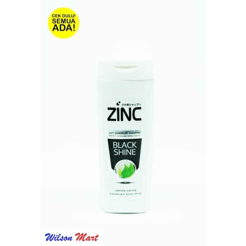 Jual Zinc Anti Dandruff Black Shine Shampoo [70 mL/ Botol] di Seller ...