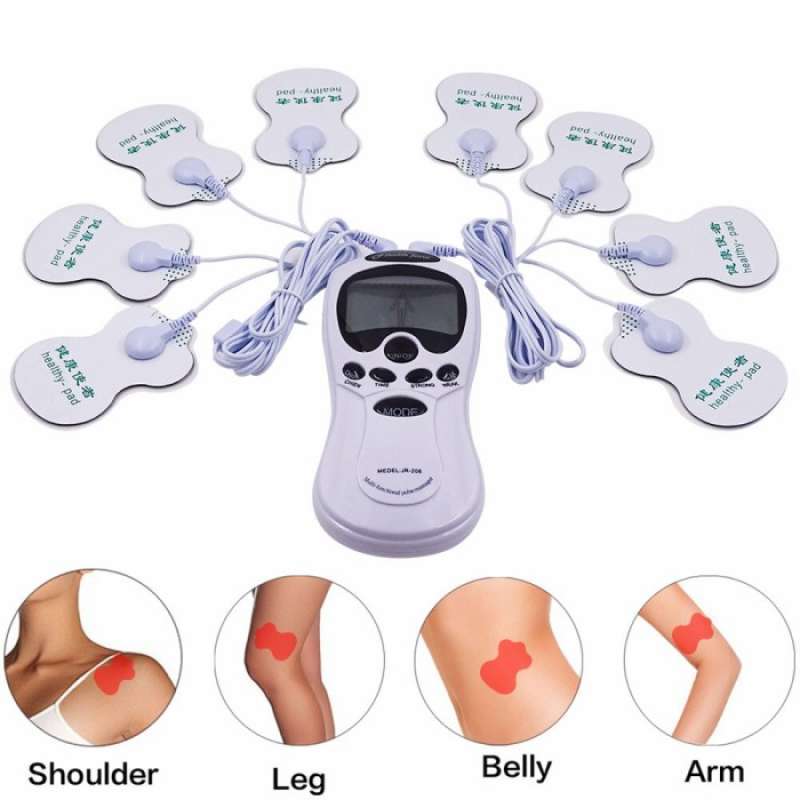 Jual Mesin Terapi Akupunktur Digital 8 Mode Dengan Bracers Pijat ...