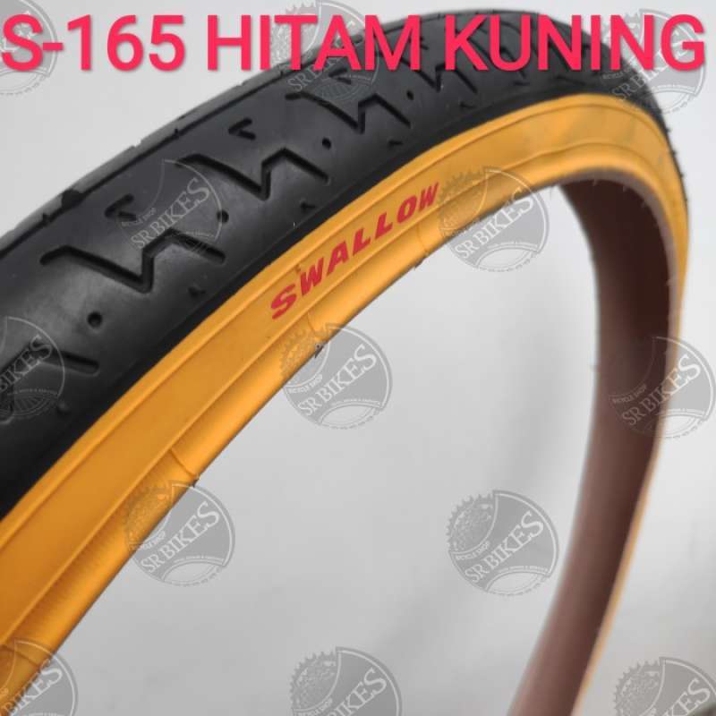 Jual Ban Luar 26 X 1.75 Sepeda Mtb Mini. Hitam Kuning. Swallow Deli Tire Di Seller Pandawashop ...