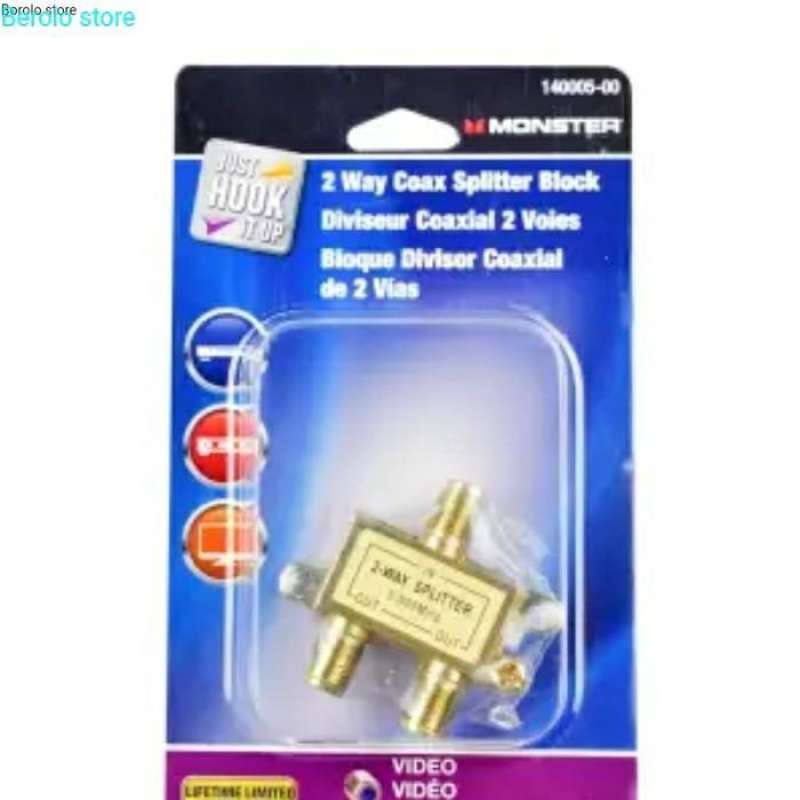 Jual Monster Splitter Antena Tv 2 Arah 900 Mhz di Seller Aurora23 store ...