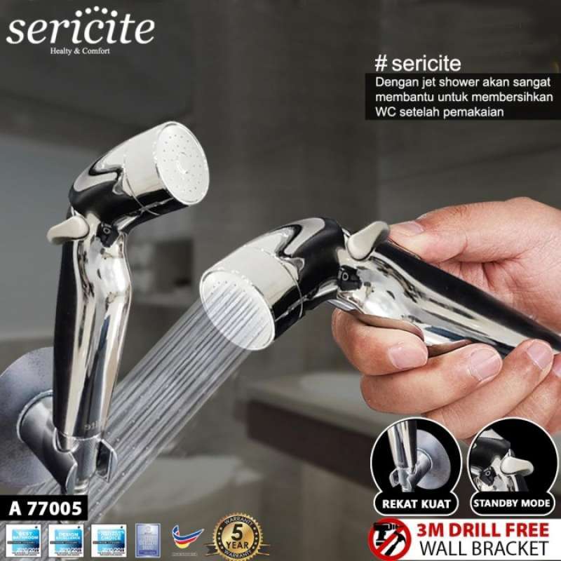 Jual INNO SERICITE JET SHOWER TOILET KRAN SHOWER CHROME - A77005 di ...