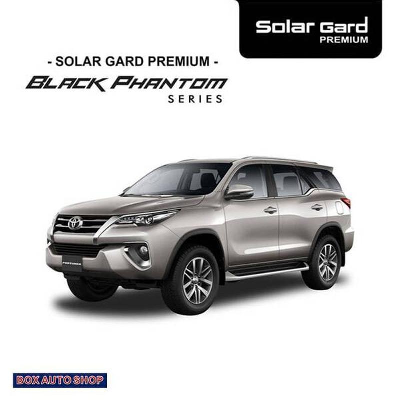 Jual Solar Gard Premium Black Phantom 30 & 5 Kaca Film for Fortuner ...