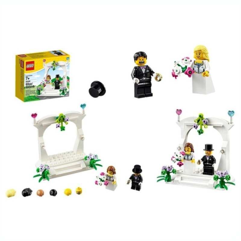 Jual Lego Seasonal - 40165 Wedding Favor Set Bride And Groom Minifigure ...