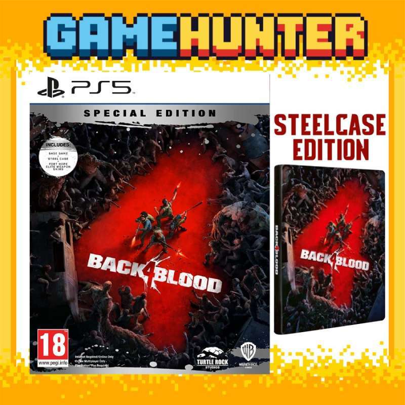 Jual PS5 Back 4 Blood Special Steelcase Edition di Seller GameHunter ...