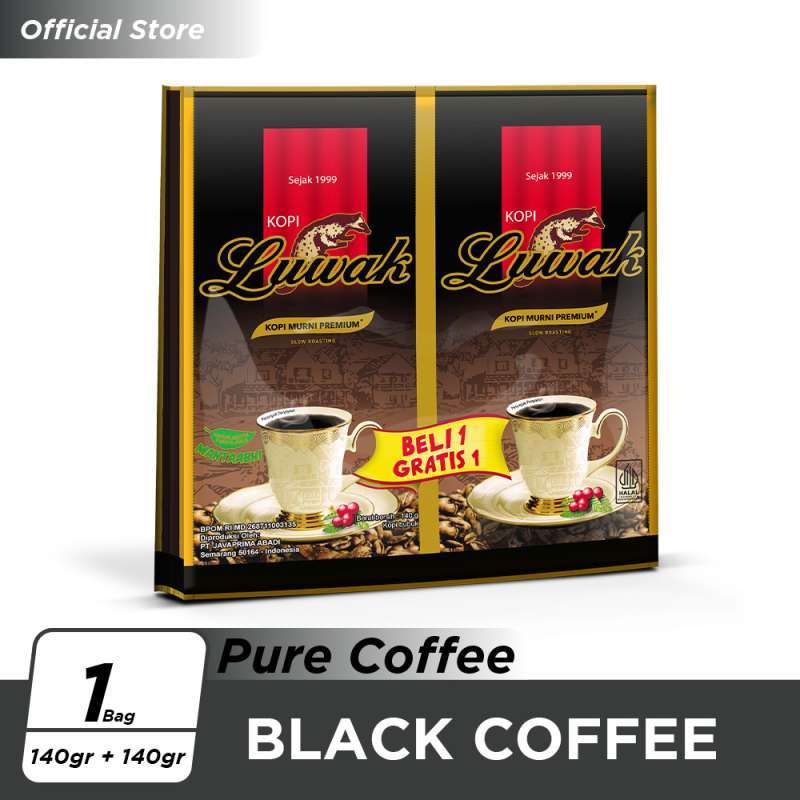 Jual Kopi Luwak Murni Black Coffee Bag 130gr + 130gr Di Seller Kopi Luwak - Grogol Selatan, Kota ...