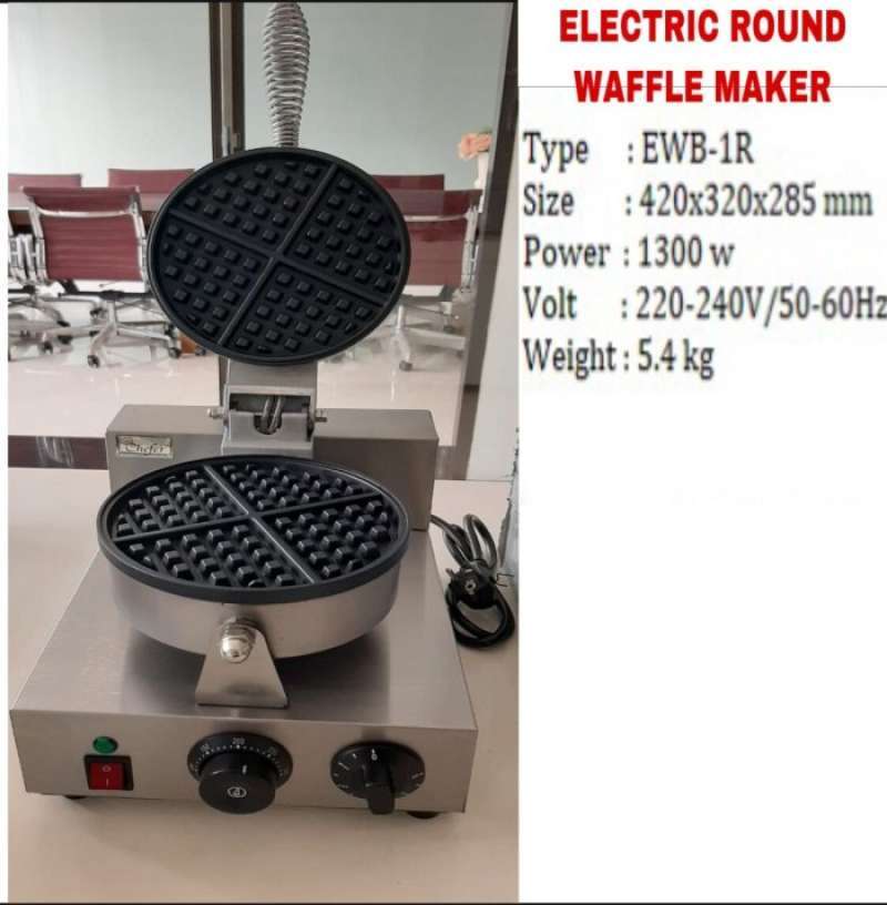 Jual CHEFER ELECTRIC ROUND WAFFLE MAKER Mesin Pembuat Waffle di Seller ...