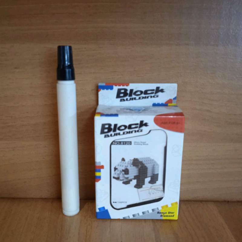 Jual mainan nano block building micro block panda animal nano block ...