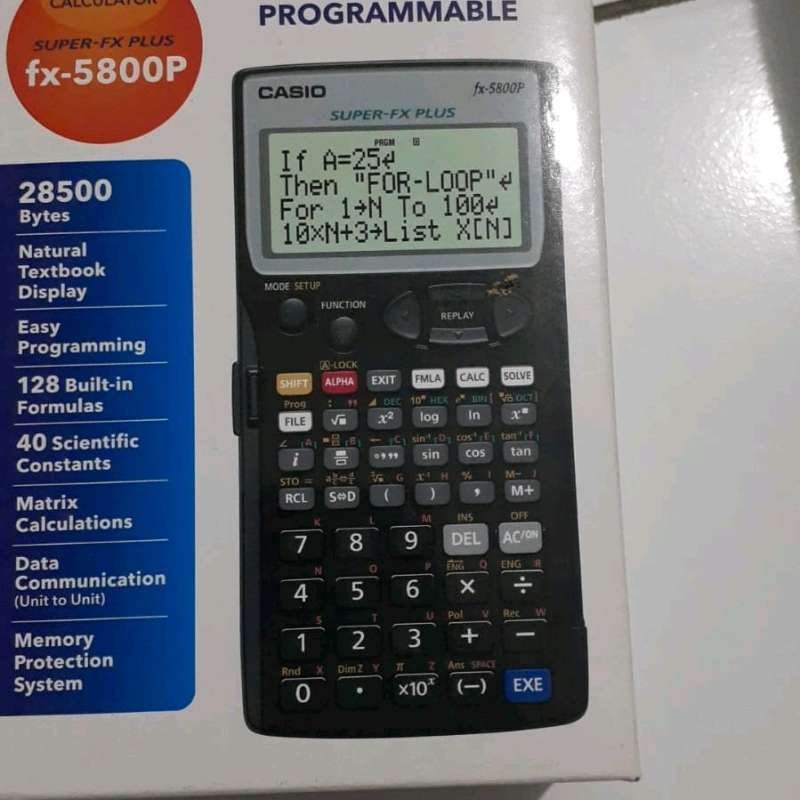 Jual kalkulator casio fx-5800p untuk surveyor di Seller Kalkulator ...