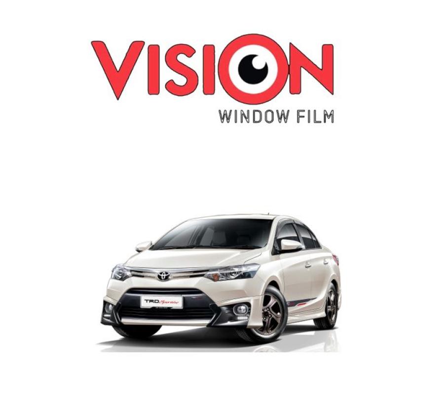 Jual Vision Window Film Vision CNC Kaca Film For Toyota New Vios ...