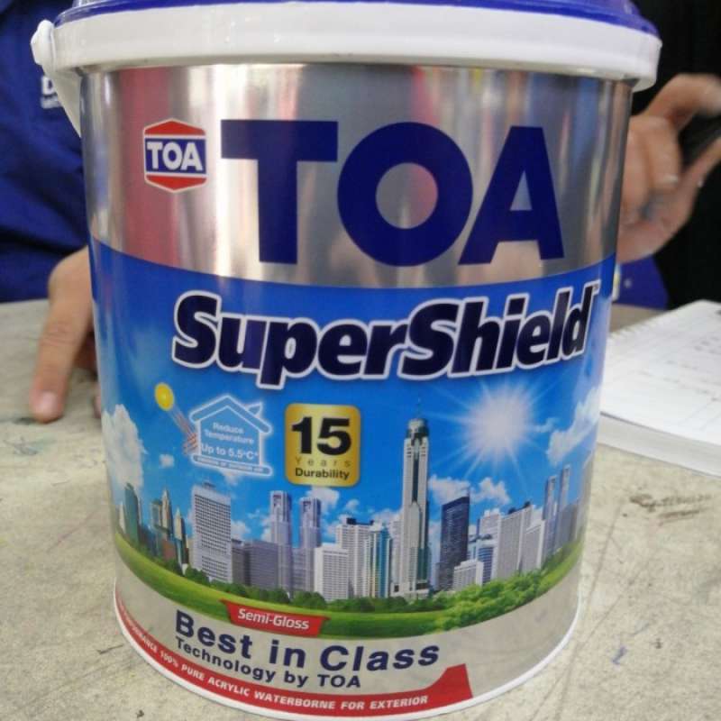 Jual CAT TEMBOK TOA SUPERSHIELD 2,5 LITER CAT TINTING EXTERIOR SEMI ...
