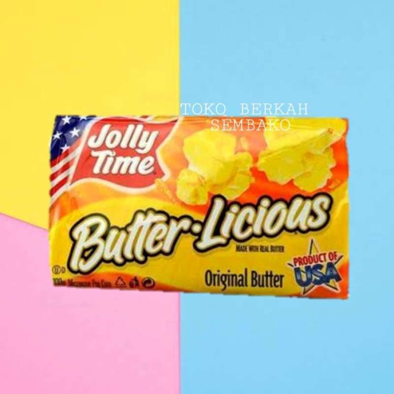 Jual Jolly Time Popcorn BUTTERLICIOUS Microwave Pop Corn / Jollytime ...