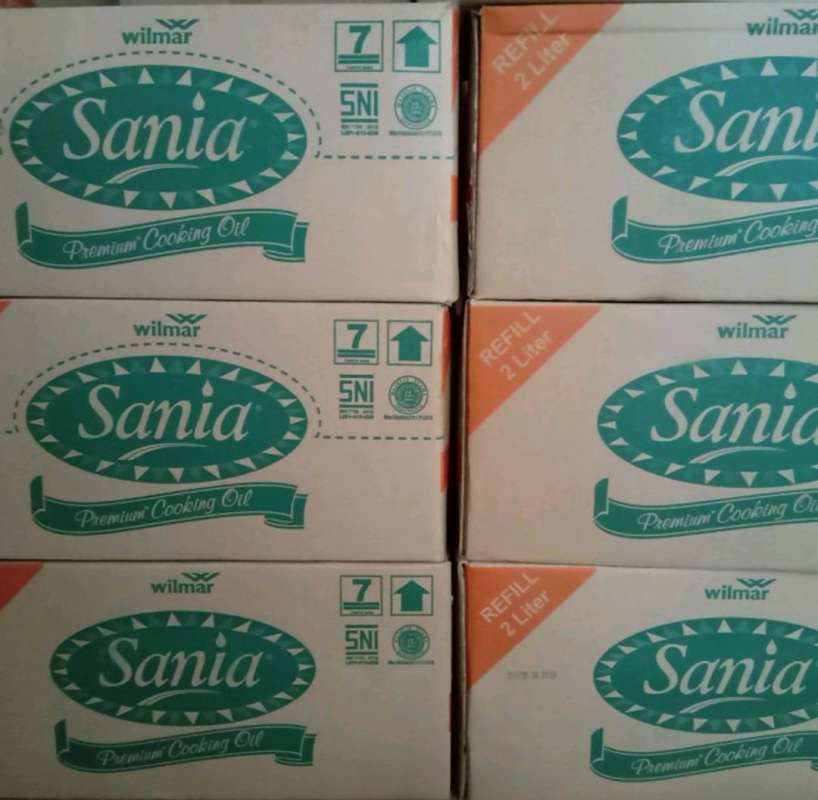Jual Sania Minyak Goreng Sania 2liter 1 dus, minyak kelapa sawit isi ...