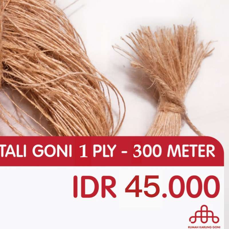 Jual Tali Goni 1 Ply 125 Gram - 300 Meter Tali Kerajinan Tangan - Tali ...