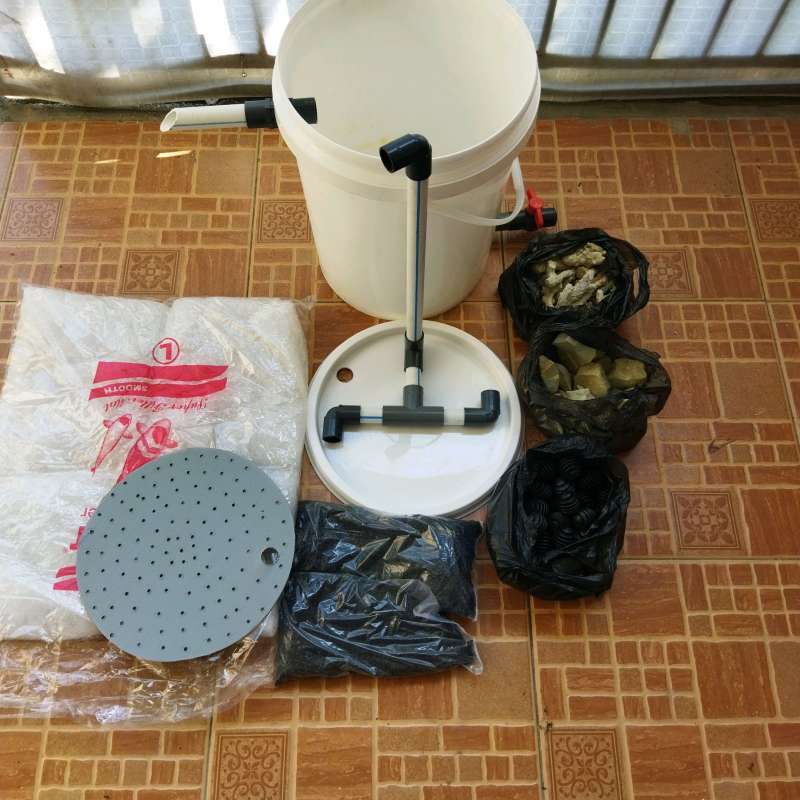 Jual ember bio filter kolam plus media input atas di Seller Toko Uta69 ...