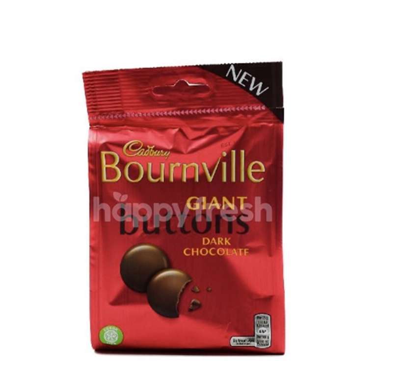 Cadbury Bournville Giant Buttons Dark chocolate 95g