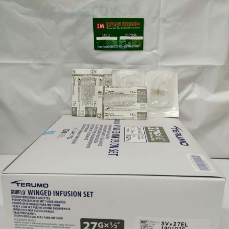 Jual Wing Needle Terumo Size 27g Isi 100 Pcs Di Seller Laylaa Shop ...