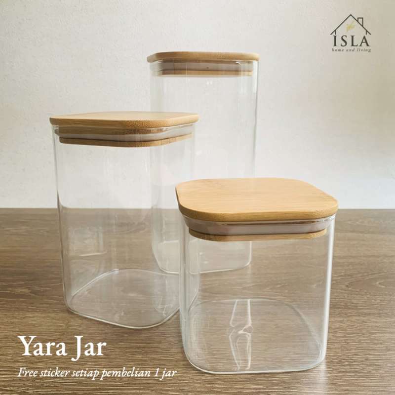 Promo Gratis Ongkir Yara Jar - Toples Makanan/ Kaca/ Bumbu/ Serbaguna ...