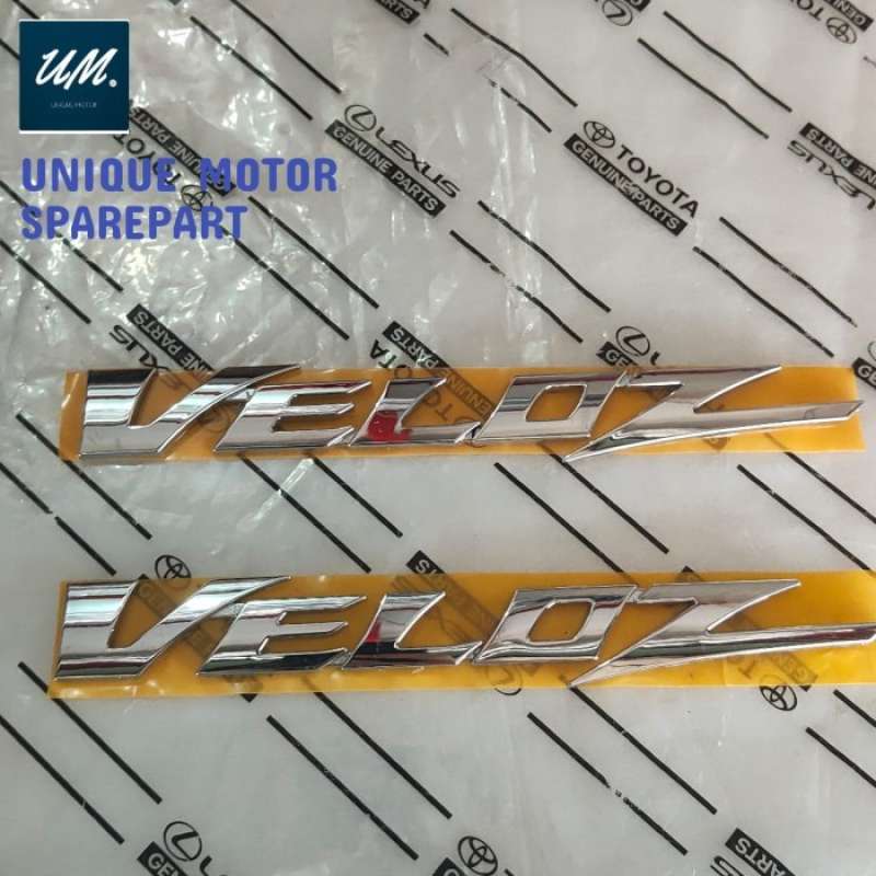 Jual Logo Emblem Bagasi Tulisan Veloz Original - Multicolor di Seller ...