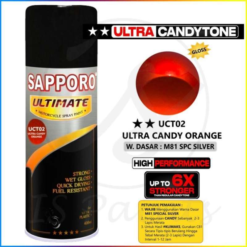 Jual Cat Aerosol Sapporo Uct02 (Ultra Candy Orange) @ 400 Cc Cat Spray ... Jual Cat Aerosol Sapporo Uct02 (Ultra Candy Orange) @ 400 Cc Cat Spray ...