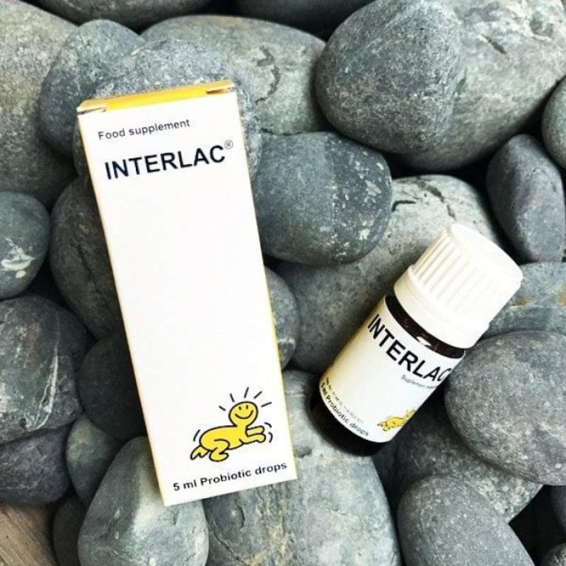 Jual Interlac Oil Drop Probiotik Drop 5 Ml Vitamin Bayi / Interlac Drop ...